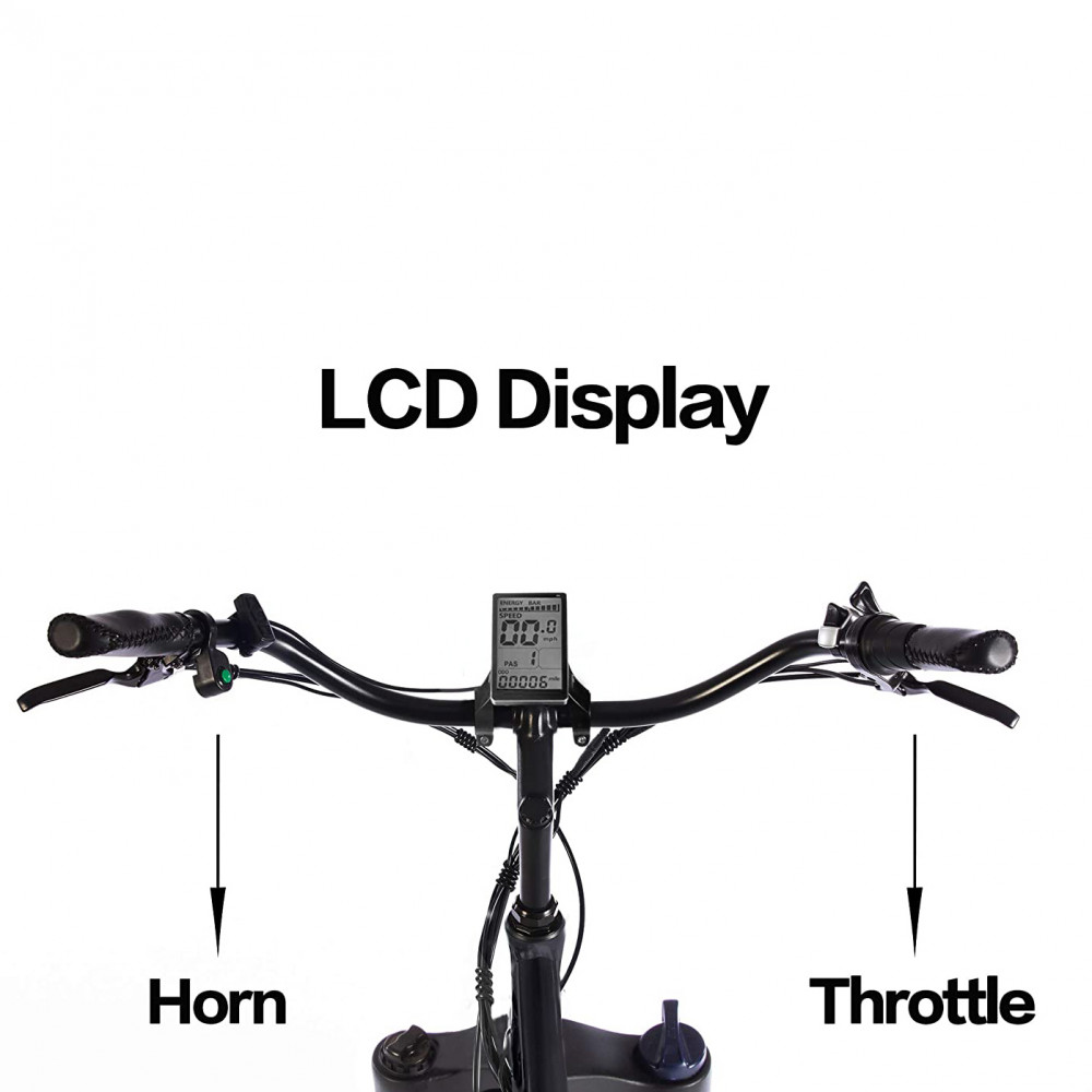 SOHOO 48V500W13Ah 26" Step-Over Beach Cruiser Electric Bicycle